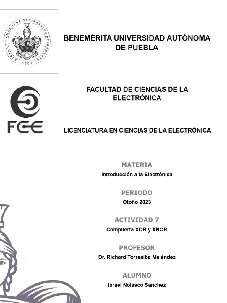 Practica 7 | PDF | Puerta lógica | Diseño electronico