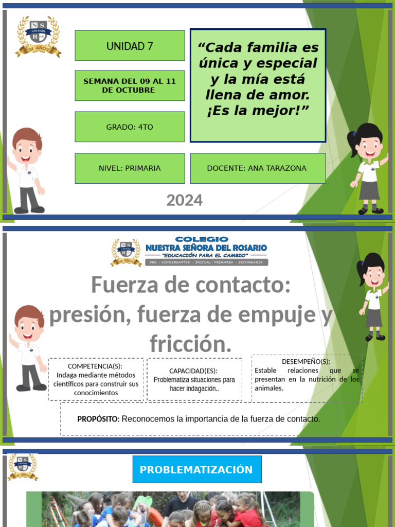Importancia de la Fuerza de Contacto en 4to | PDF