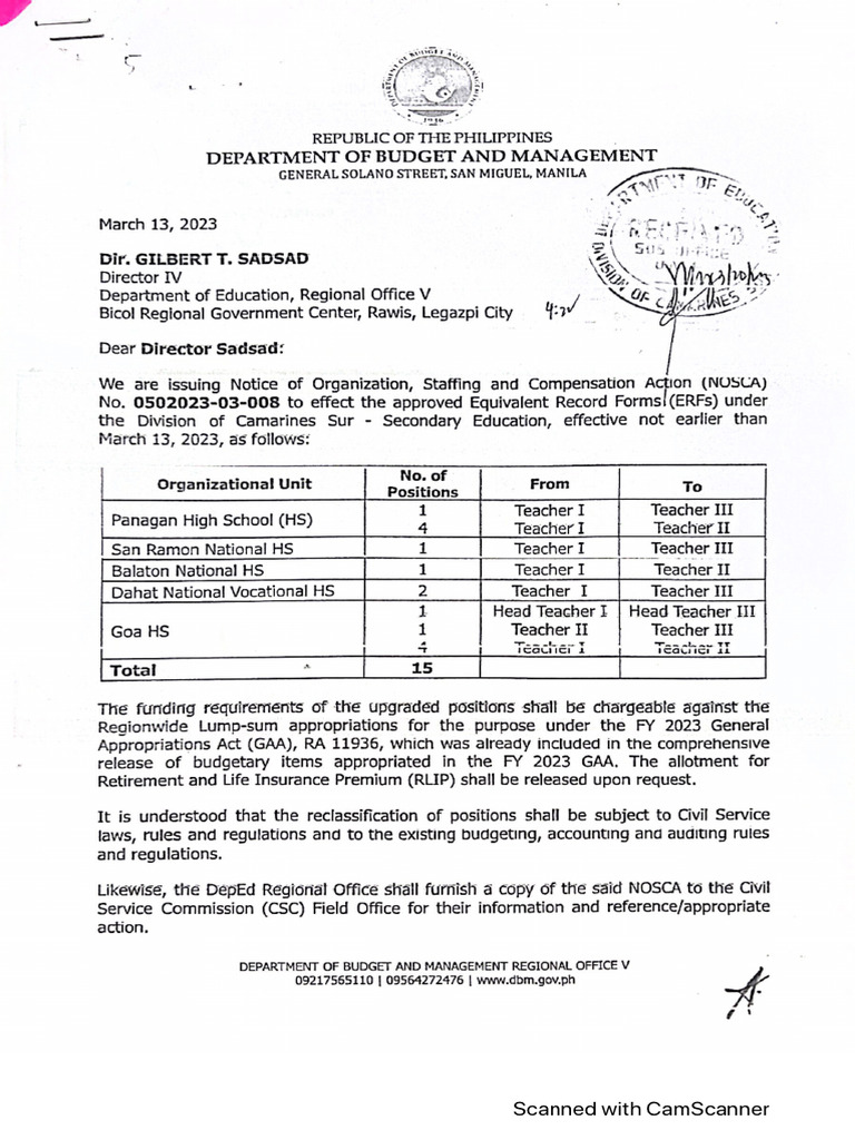 NOSCA No.0502023-008 | PDF