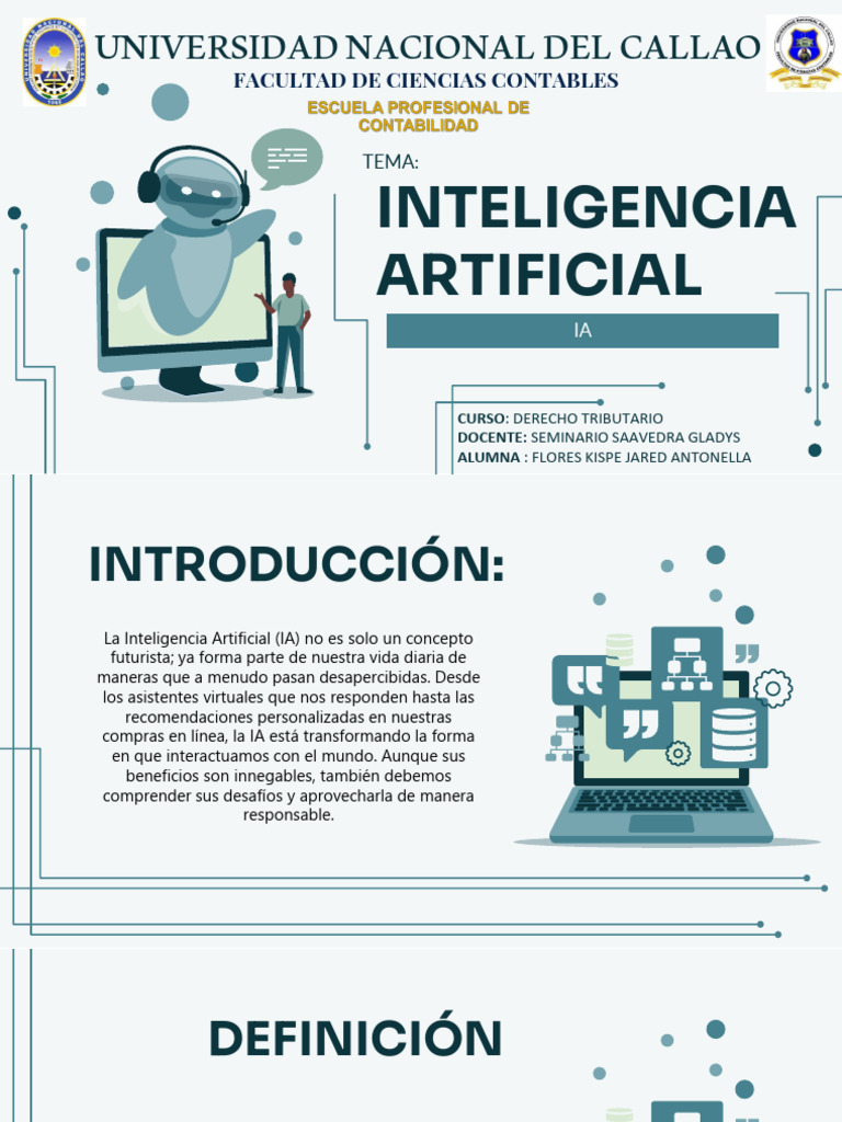 INTELIGENCIA ARTIFICIAL PPT | PDF | Inteligencia artificial | Inteligencia (IA) y semántica