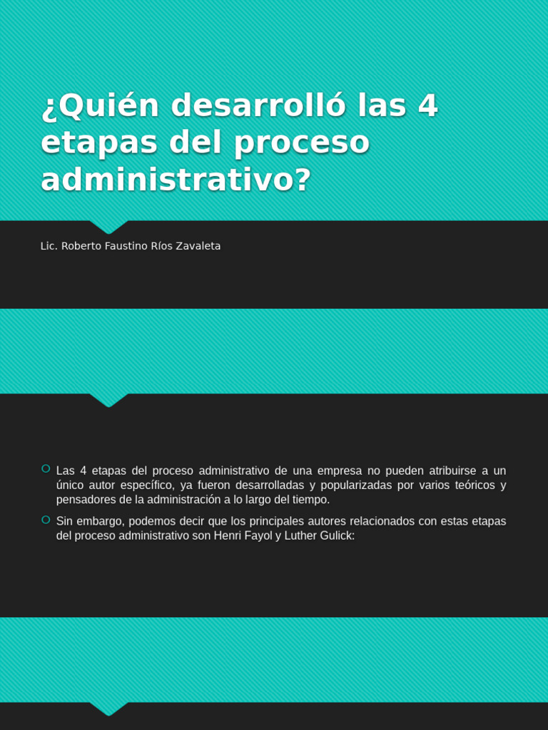 TEMA 01 3 Quien Desarrollo Las 4 Etapas Del Proceso | PDF ...