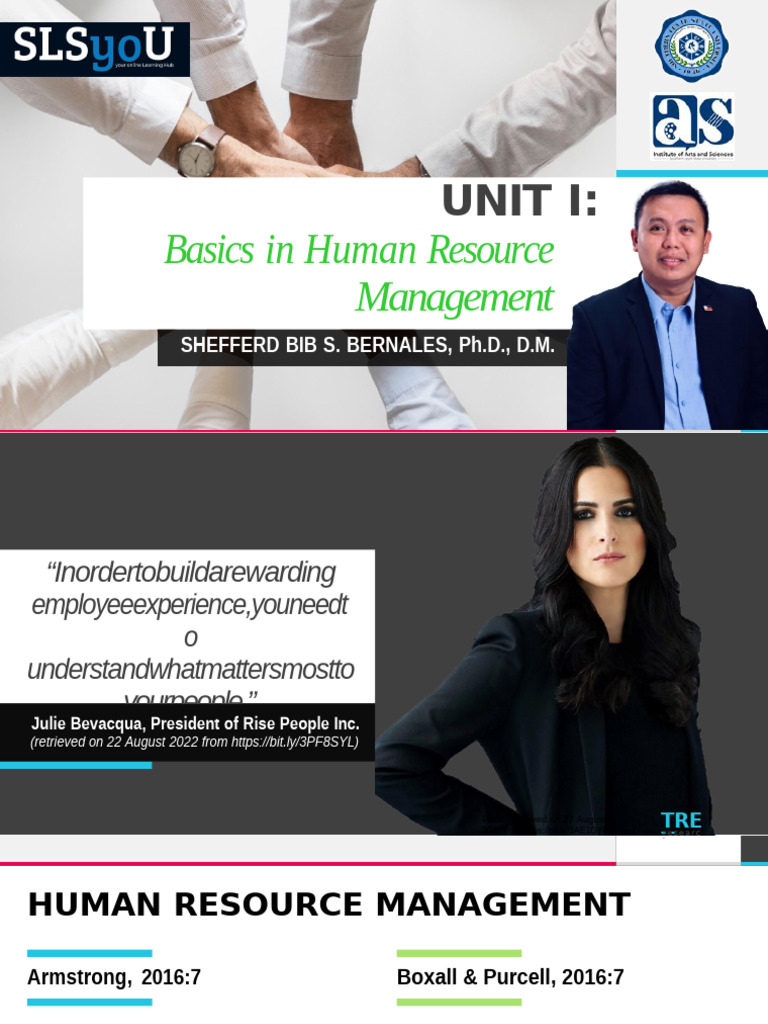 Human Resource Management Basics | PDF | Human Resources | Human ...