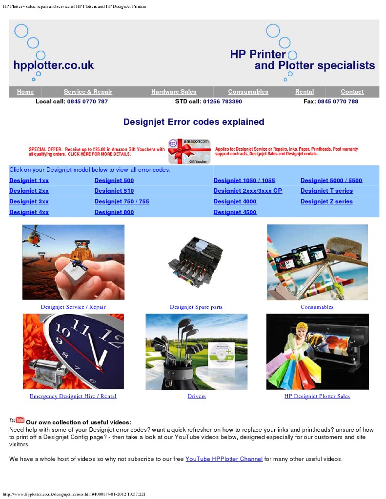 HP Plotter - Sales, Repair and Service of HP Plotters and HP DesignJet ...