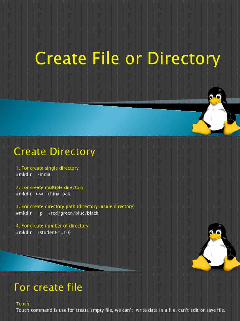 Create Directory | PDF