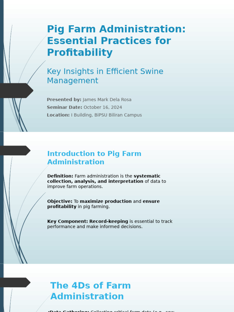 Pig Administration | PDF | Pig