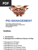 Pig Feeding Guidelines and Charts | PDF | Pig | Animals And Humans