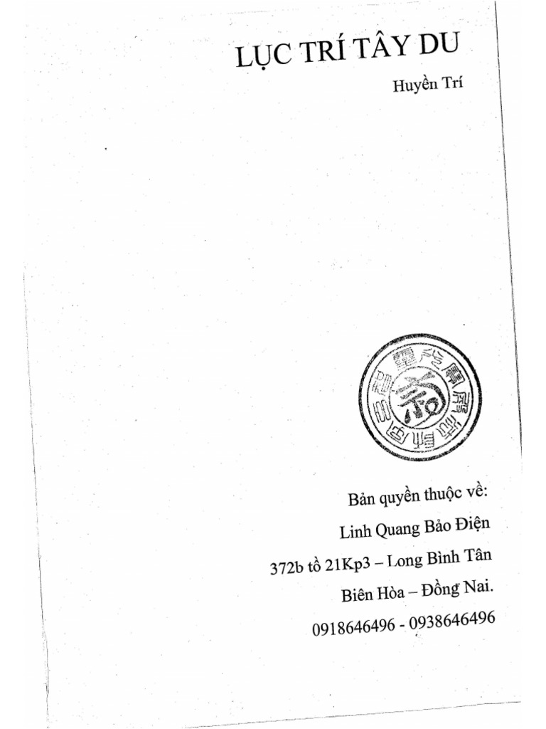 Luc Tri Tay Du Short | PDF