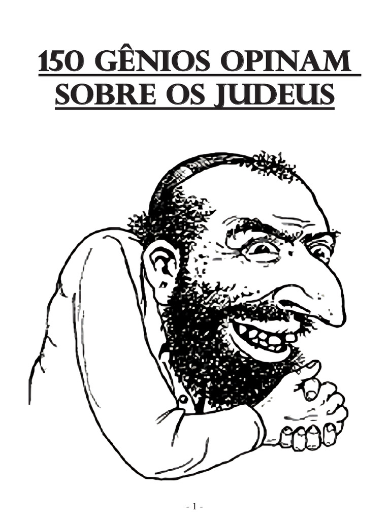150 Gênios Opinam Sobre Os Judeus | PDF | Judeus | Alemanha