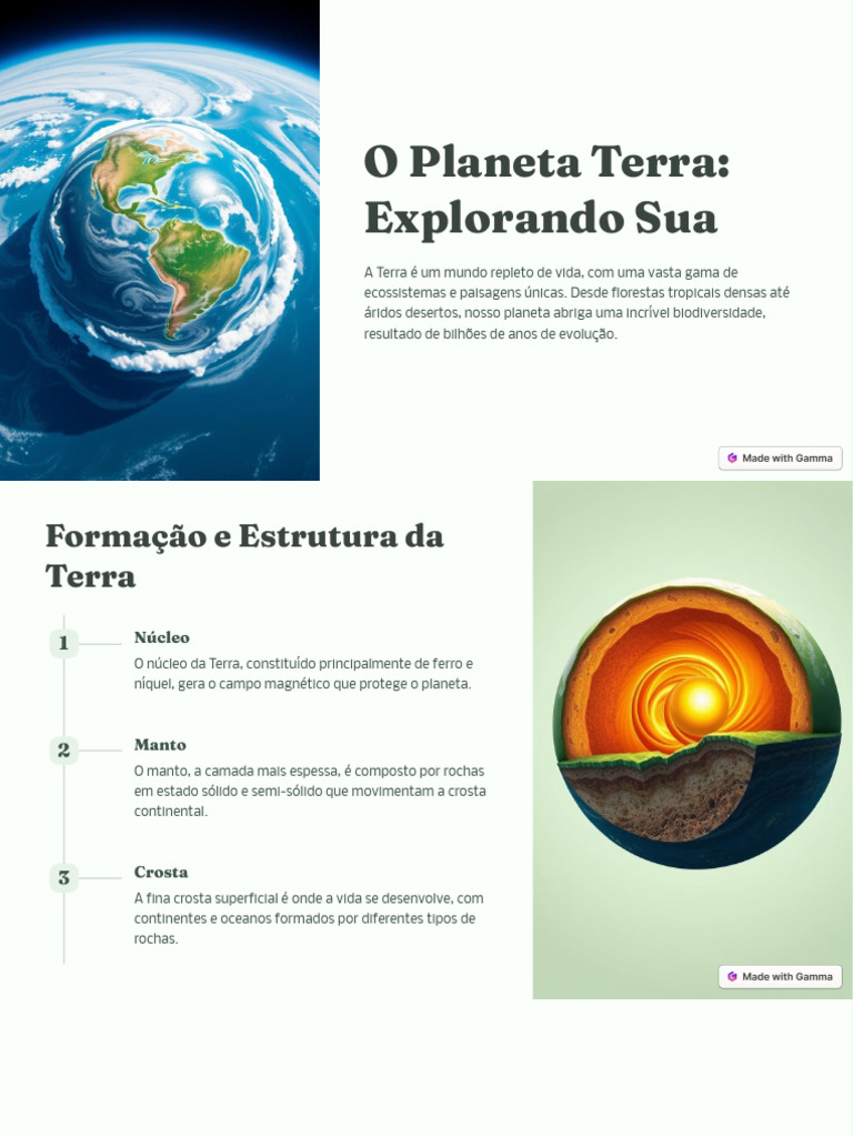 Pla.eta Terra: Biodiversidade e Desafios | PDF | Terra | Água