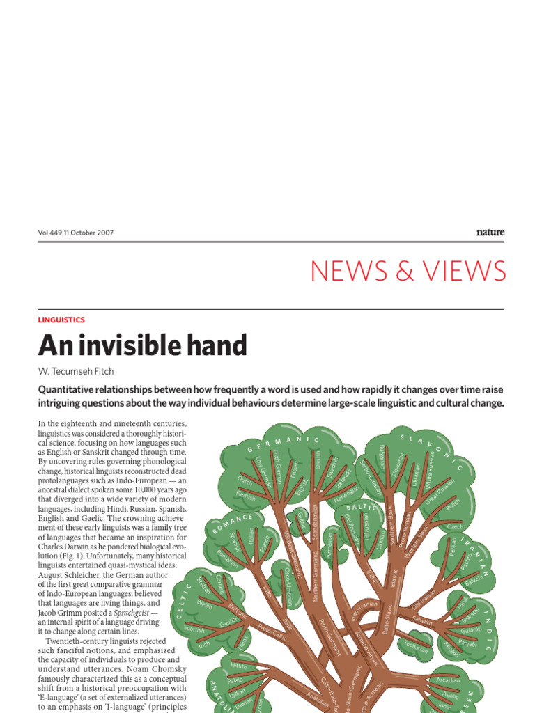 Invisible Hand Frequency Change | PDF | Evolution | Phylogenetics
