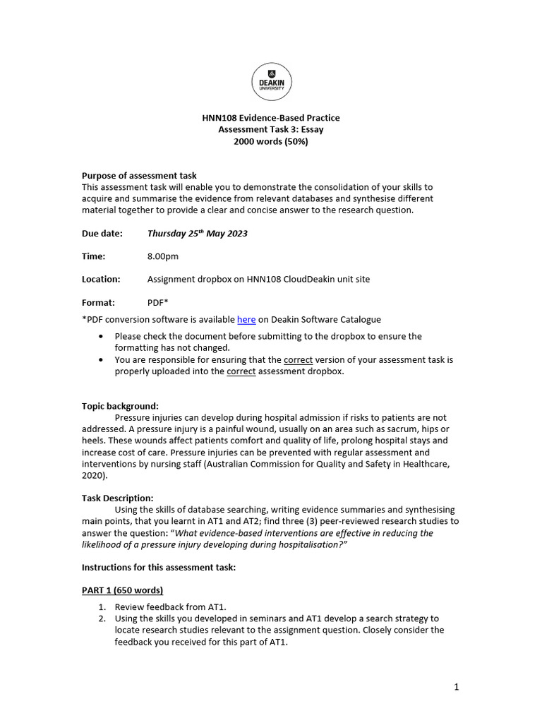 HNN108-AT3-Assignment FINAL 2023 | PDF | Paragraph | Citation