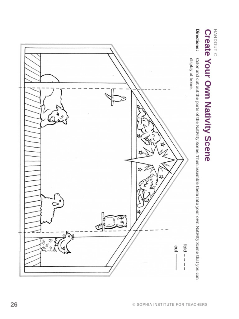 DIY Nativity Scene Activity | PDF