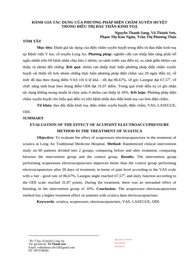 Võ Thành Sơn | PDF