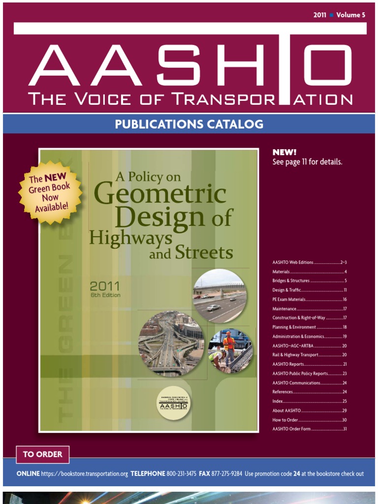 Aashto Catalog | Specification (Technical Standard) | Highway