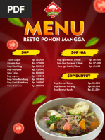 Daftar Menu Seblak Prasmanan Dapur Rafka | PDF