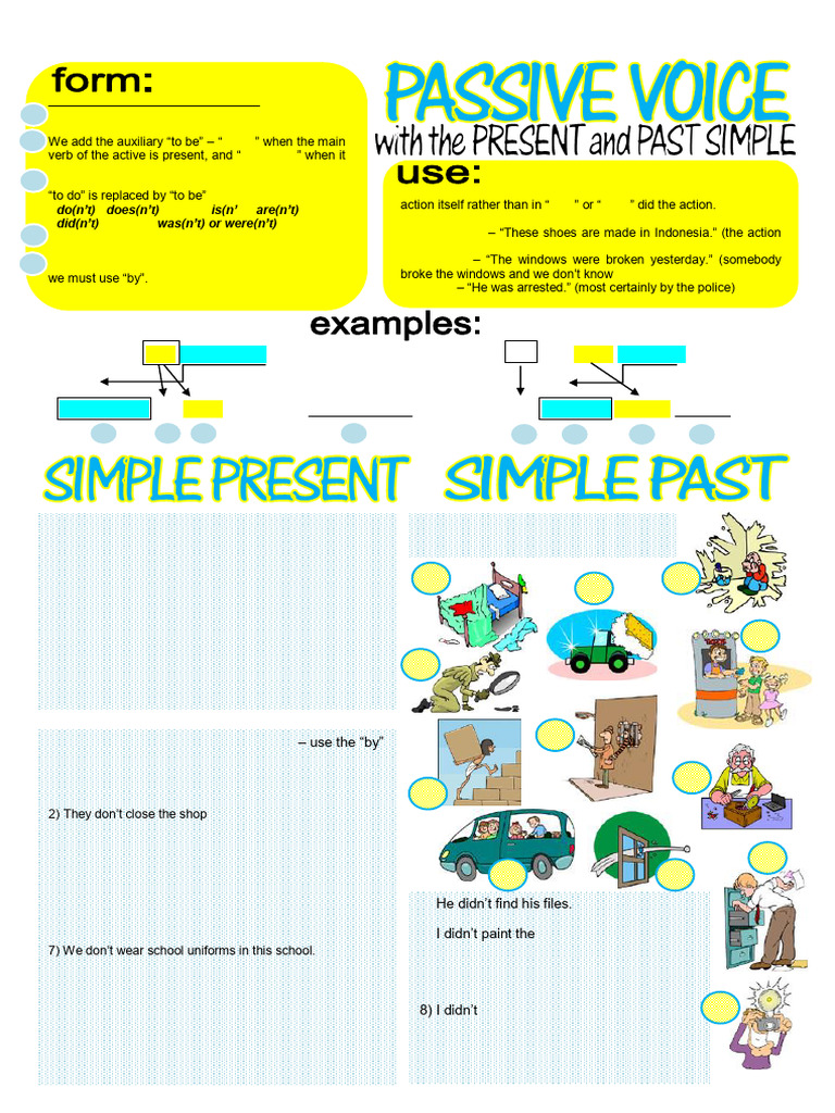 Passive voice activity 3 | PDF | Syntactic Relationships | Linguistic ...
