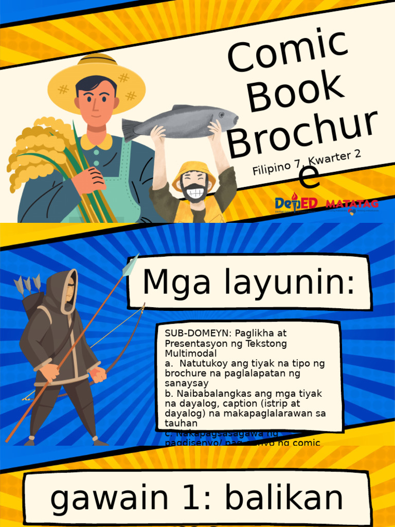 Fil7 Q2 Aral7 Comic Book Brochure | PDF