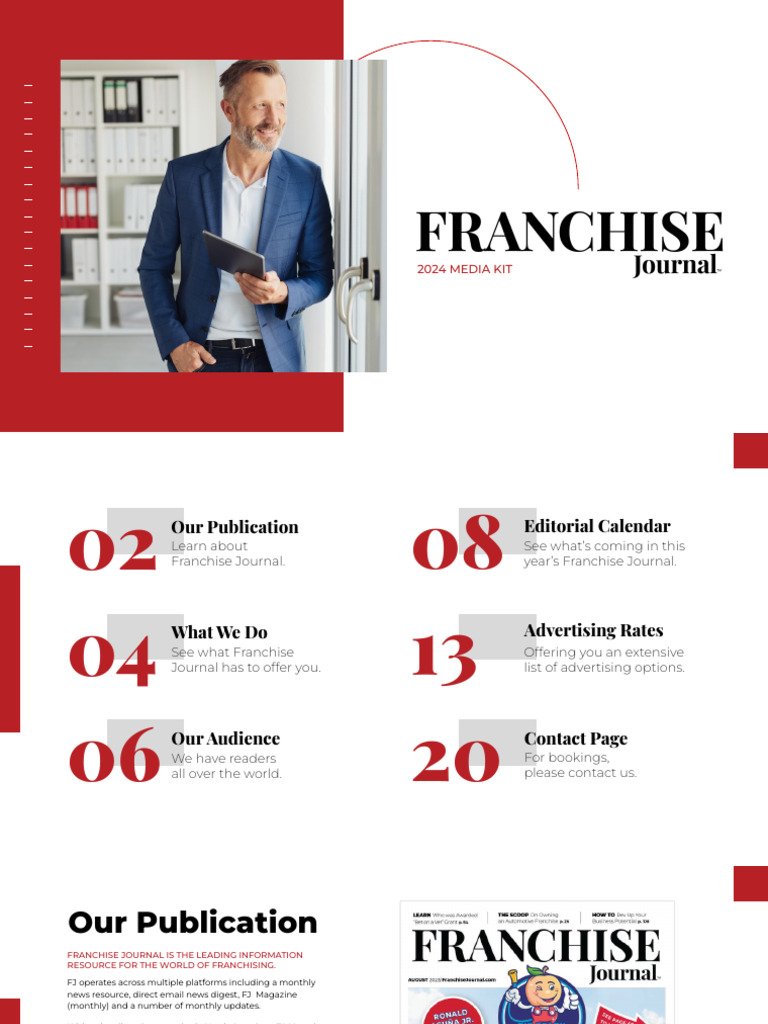 2024 Franchise Journal Media Kit | PDF | Franchising | Advertising