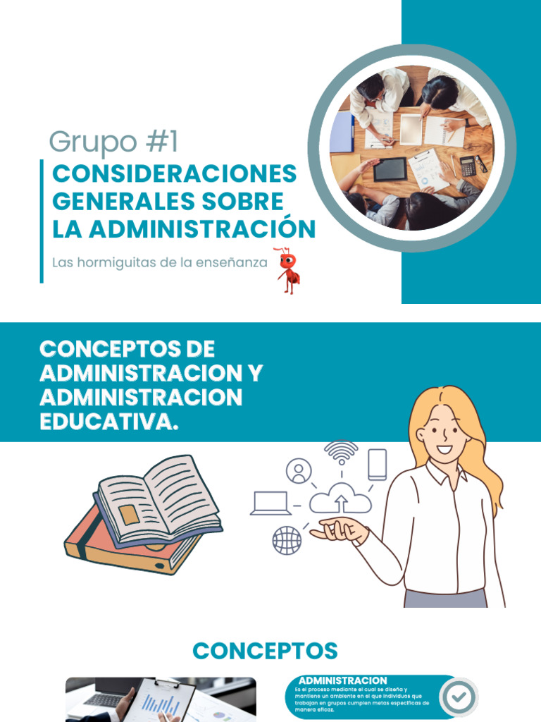 Consideraciones Generales Sobre La Administración | PDF | Planificación | Sociedad