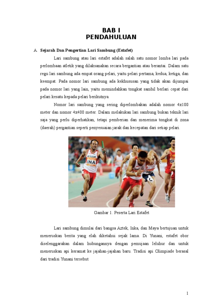 Lari Estafet Oke Bro | PDF