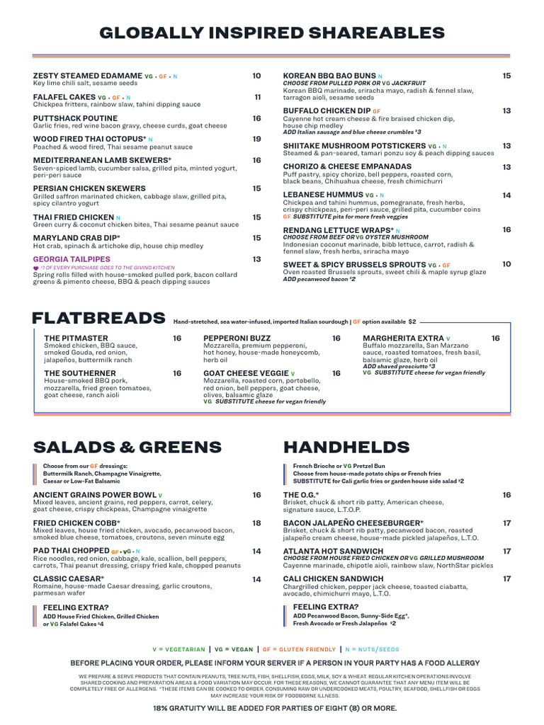 Puttshack ATL Web - Menus Oct - 2023 | PDF | Thai Cuisine | Sauce