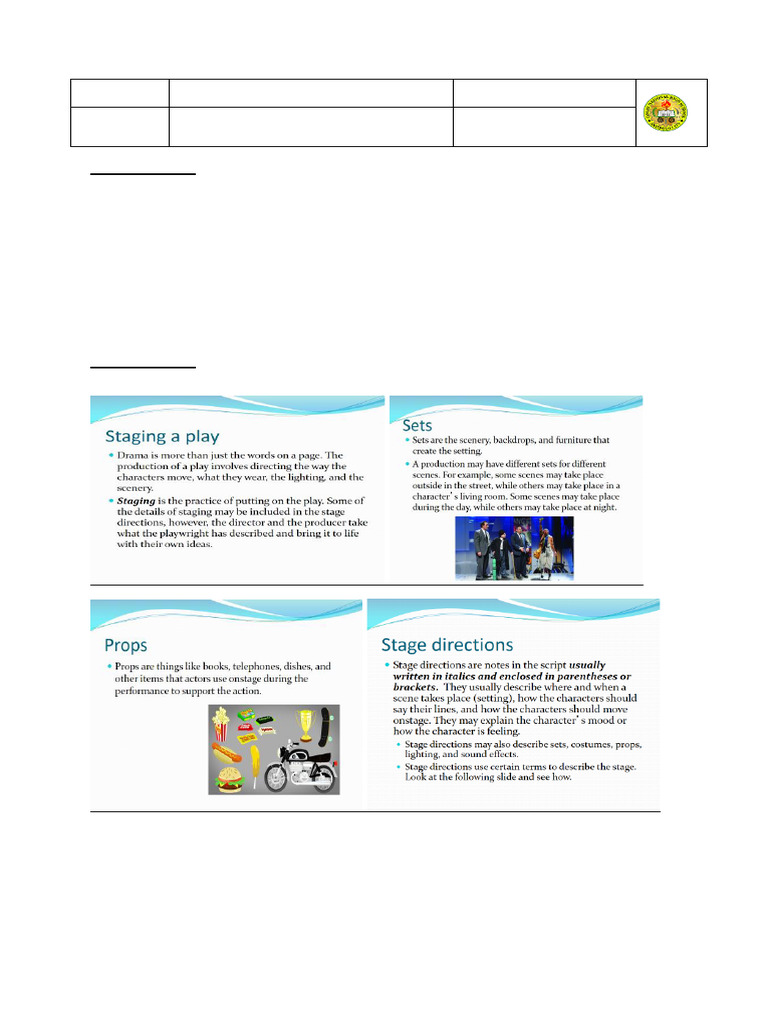 Creative Writing Activity Sheet Drama 2 | PDF | Intertextuality | Writing