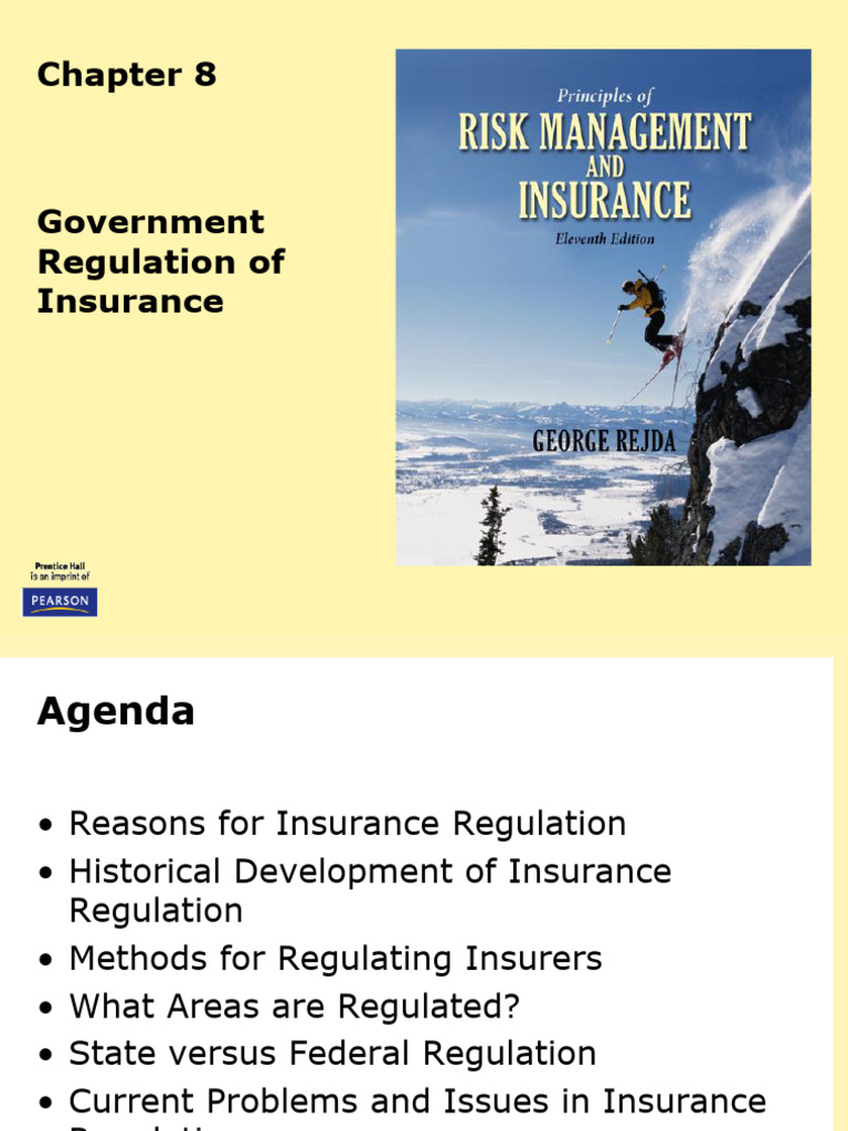 Risk Management - Slides - Chapter 8 | PDF | Insurance | Financial Services