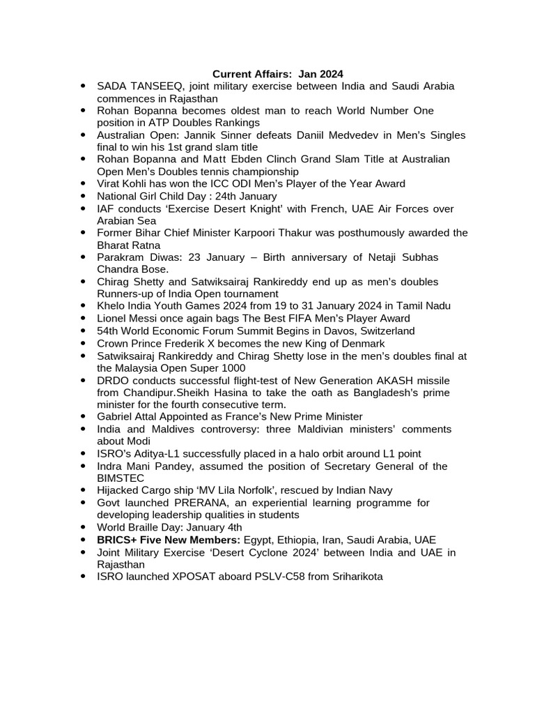 Ca Jan 24 | PDF