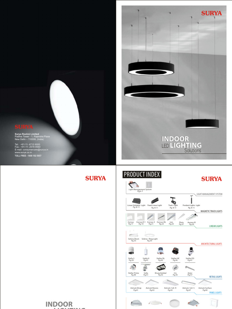 Indoor Commercial Catalogue | PDF | Lighting | Sustainability