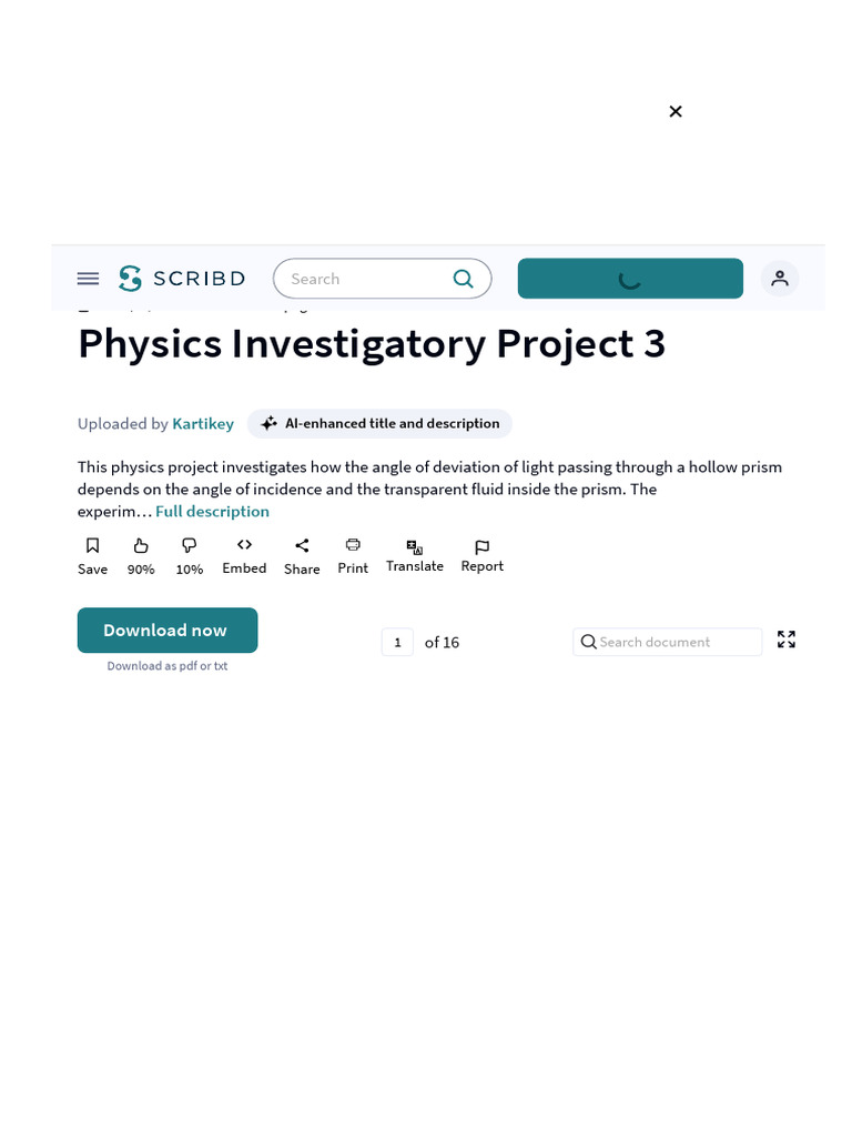 Www.scribd.comdocument431998070Kupdf Net Physics Investigatory Project 3 | PDF