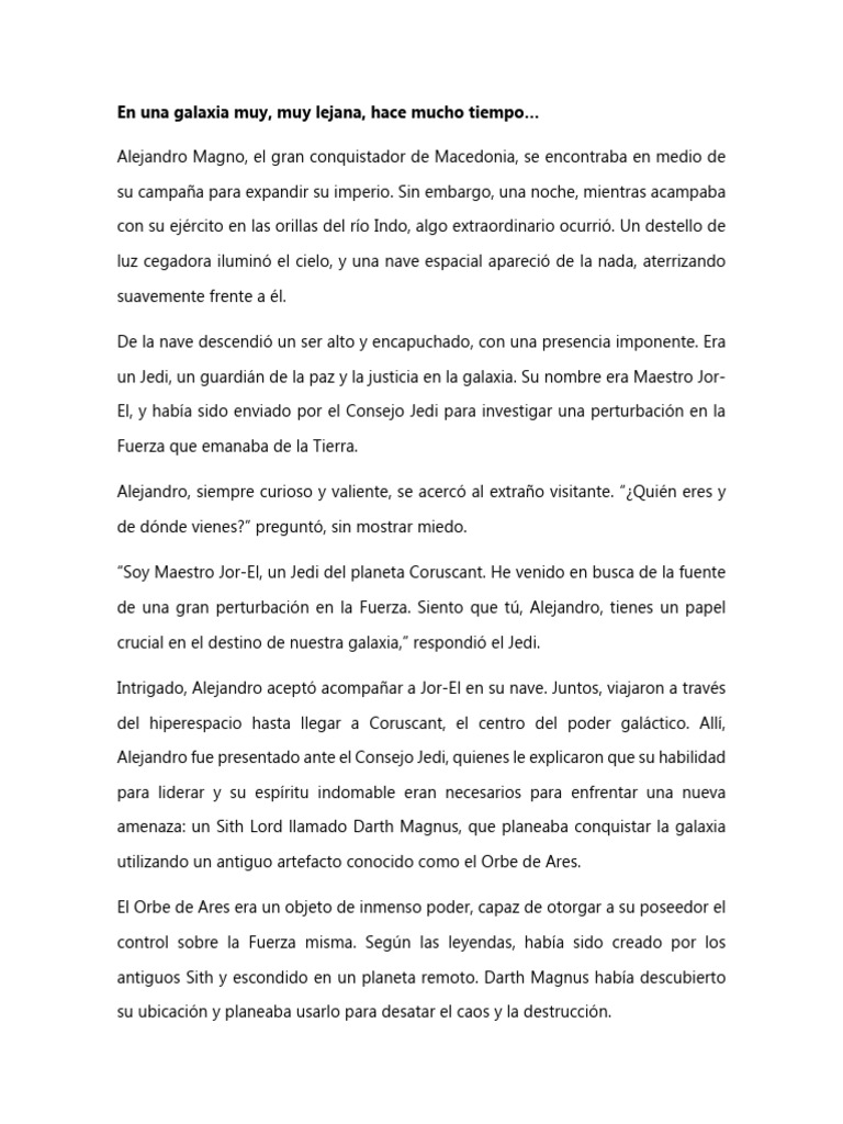 Alejandro Magno y Luke Skywalker | PDF | Luke Skywalker | Jedi