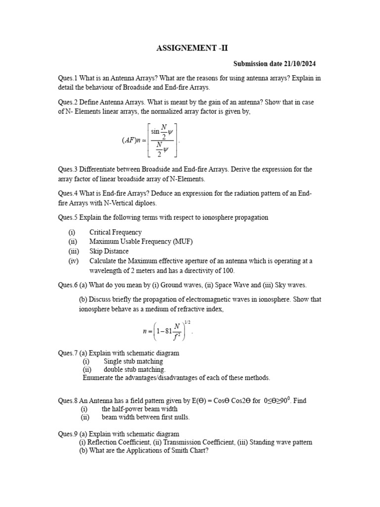 Assignement Ii | PDF