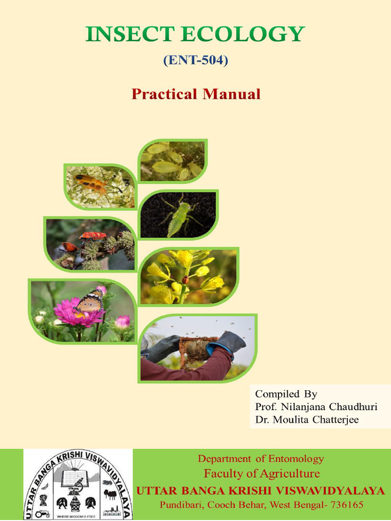 Insect Ecology Practical Manual | PDF | Poisson Distribution | Teaching ...