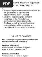 REPUBLIC ACT NO 10173 - Data Privacy Act+Chapter VIII-Penalties | PDF ...