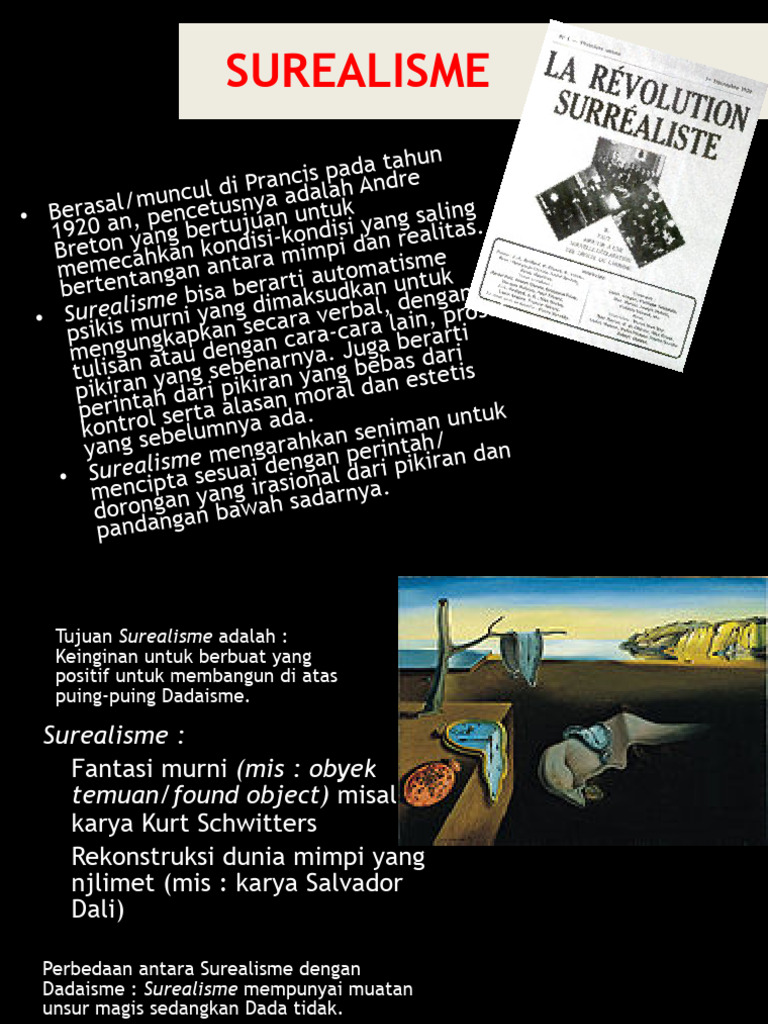 Memahami Surealisme dan Tokohnya | PDF