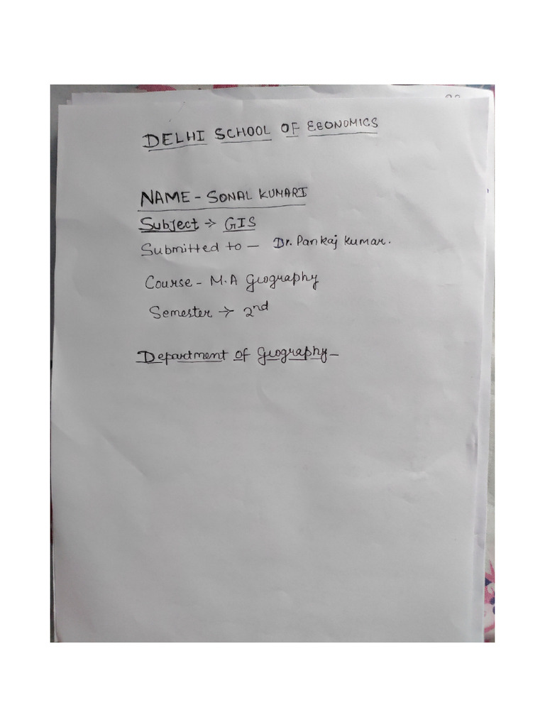 gis assignment | PDF