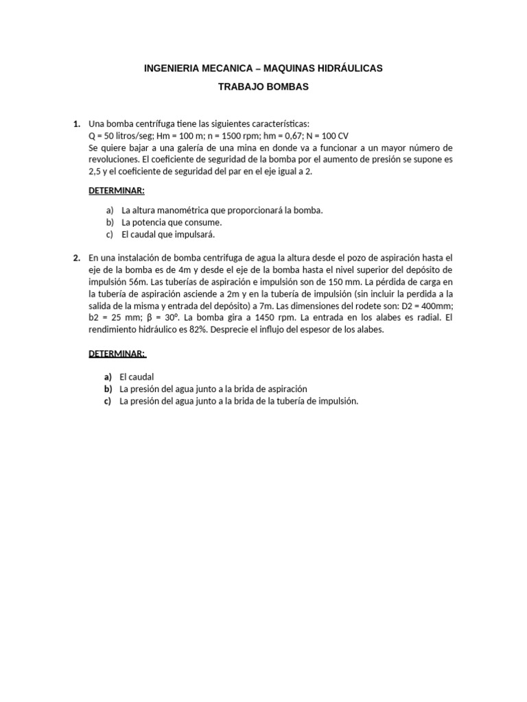 Ejercicios Entregables | PDF