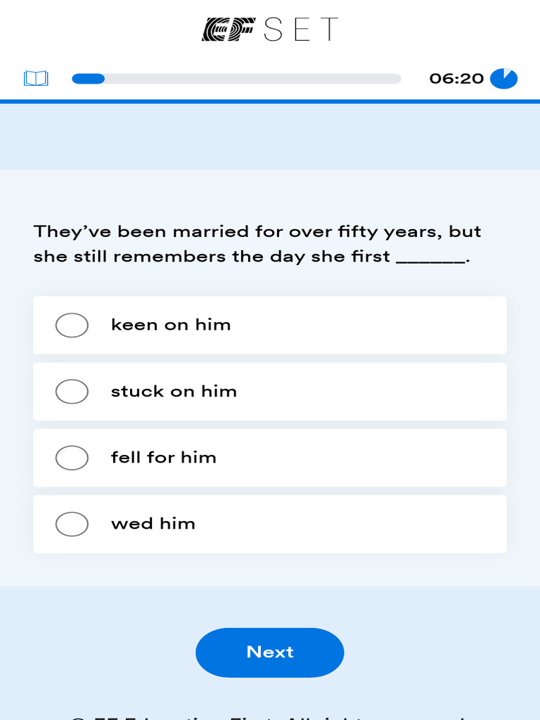 Free 15-Minute English Test EF SET Quick Check | PDF