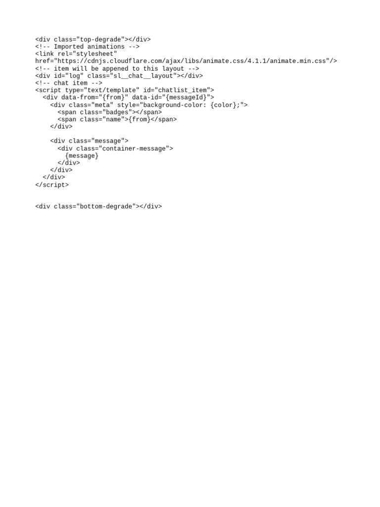 Chatbox Streamlabs Html Pdf 