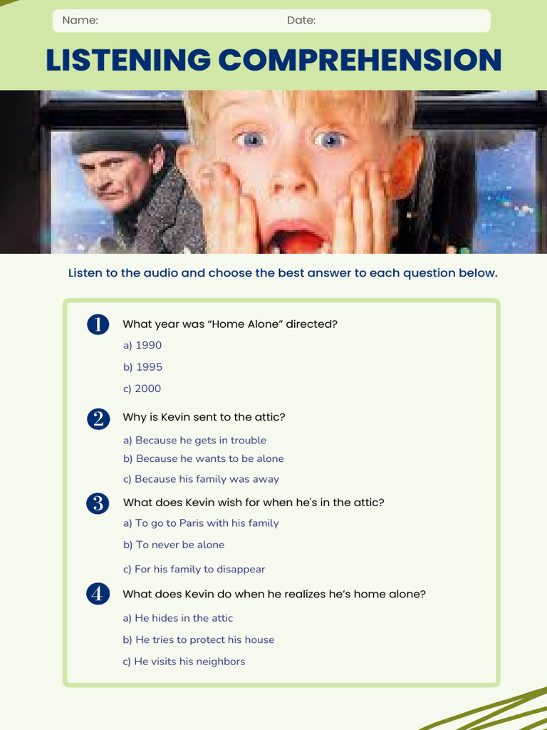 Listening Comprehension | PDF