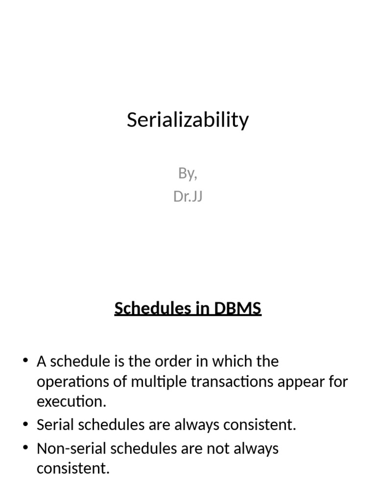 Conflict Serialiable | PDF | Database Transaction | Synchronization