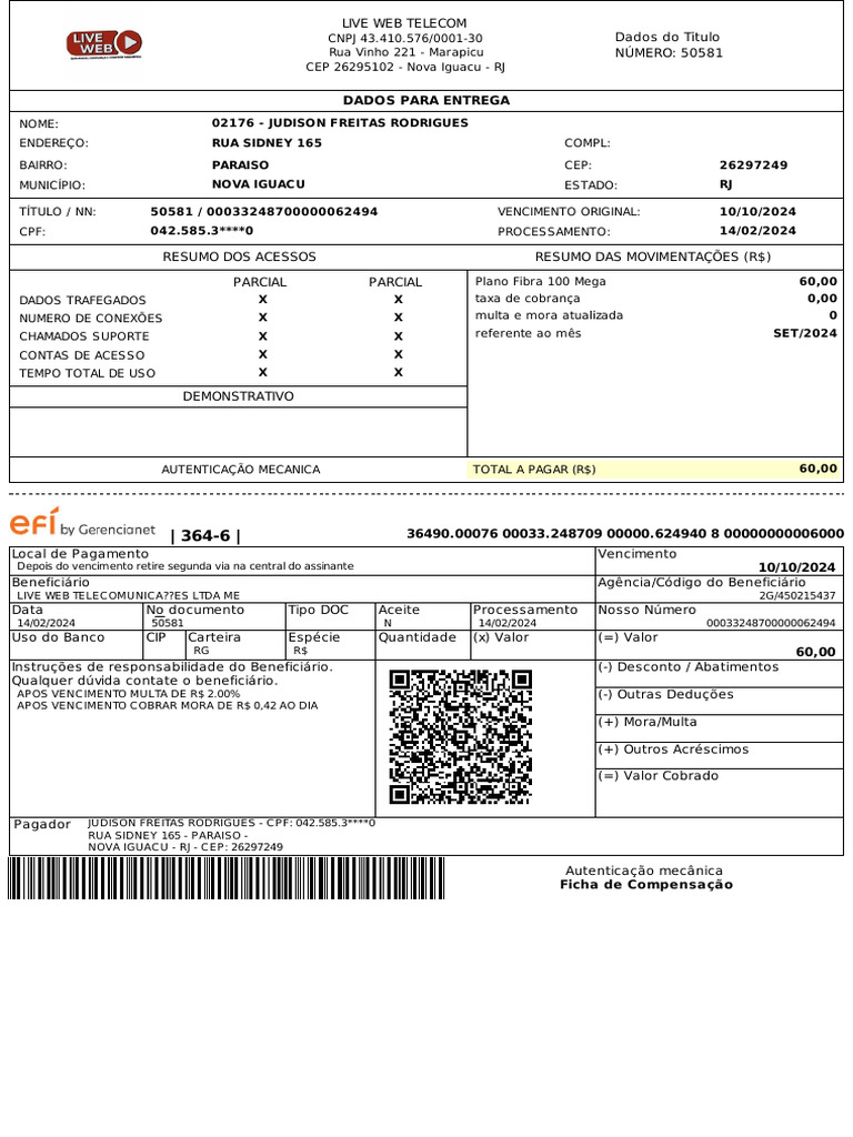 Boleto | PDF | Tecnologia bancária