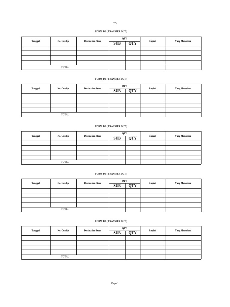 FORM TI TO - Copy | PDF
