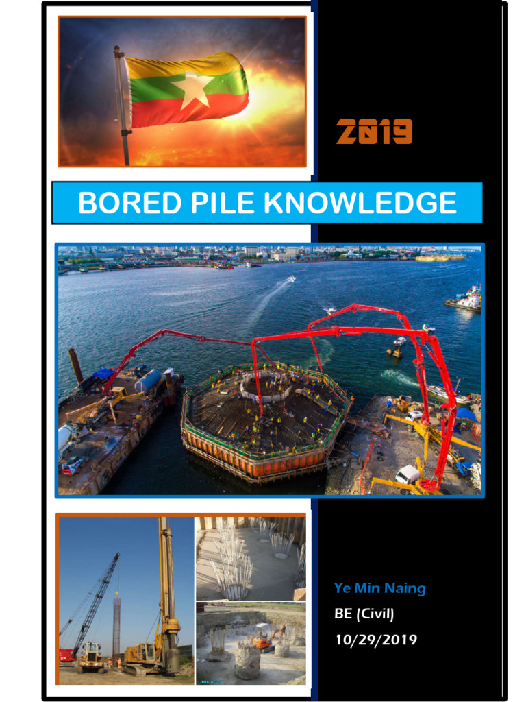 20191029-Bored Pile Knowlege-Ye Min Naing | PDF