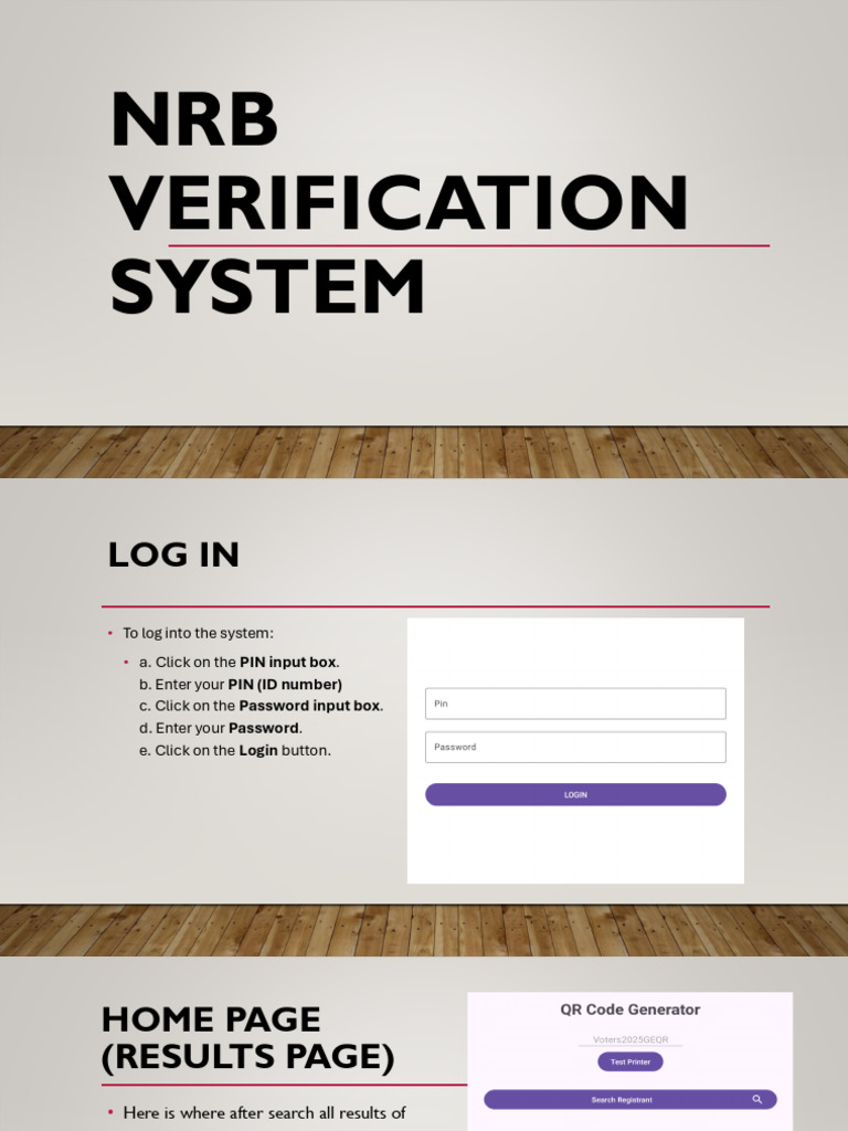 QR Code Generator System (NRB Verification System) - 1 | PDF | Software | Computing