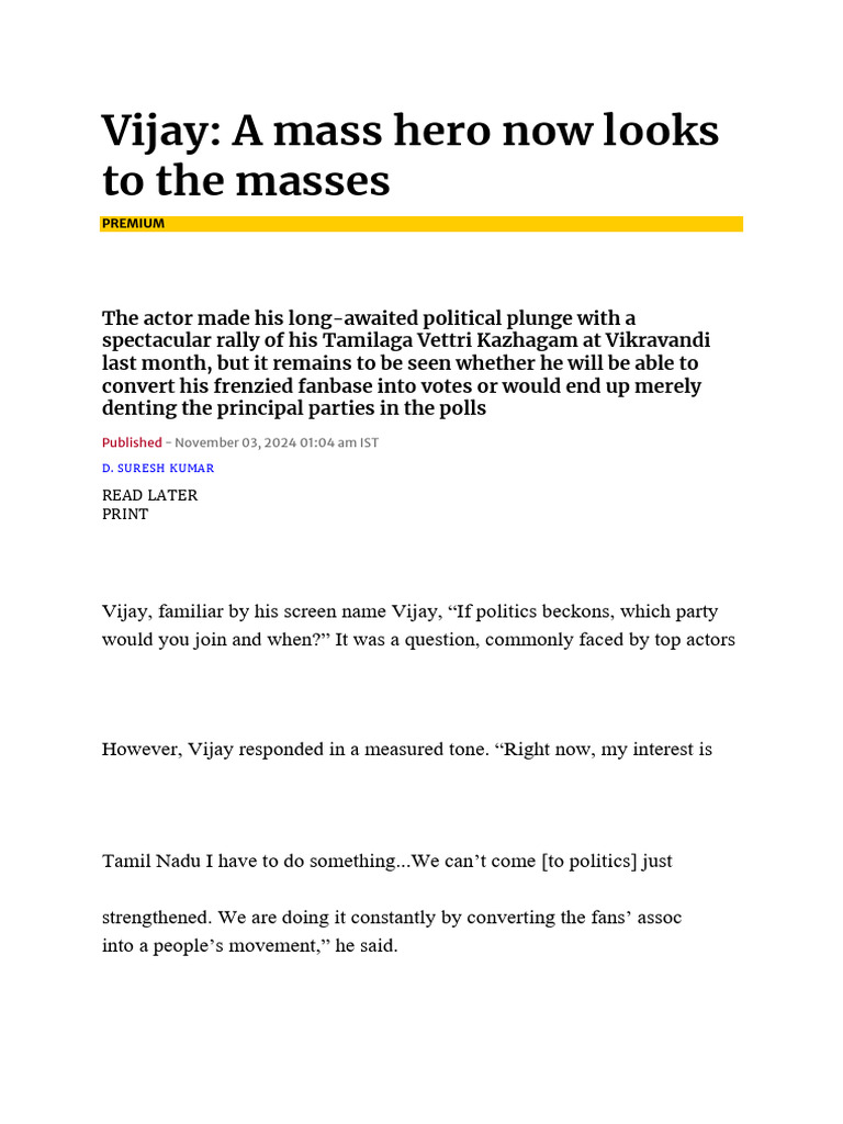 Vijay | PDF