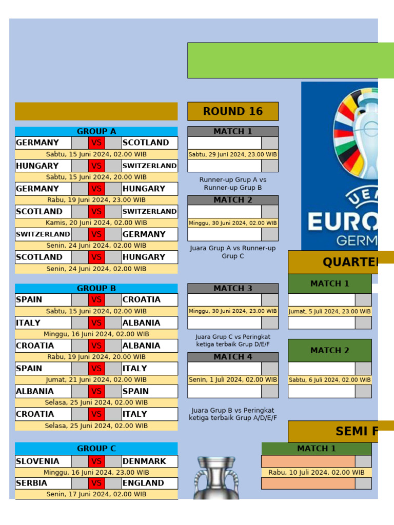 Jadwal Uero 2024 | PDF