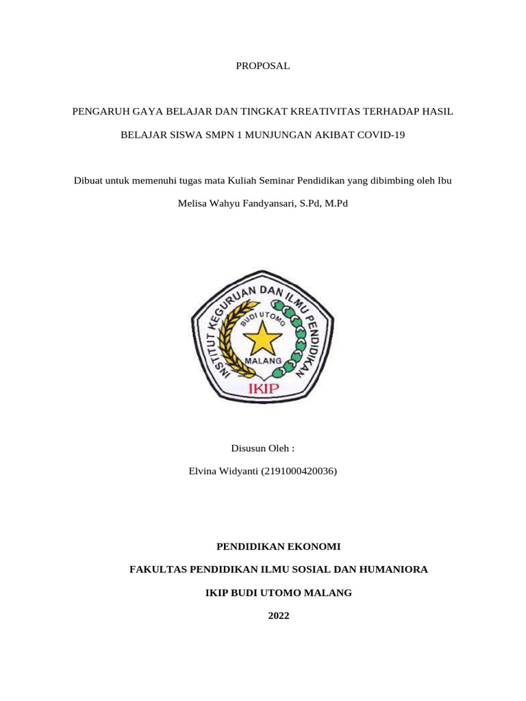 Proposal Penelitian | PDF