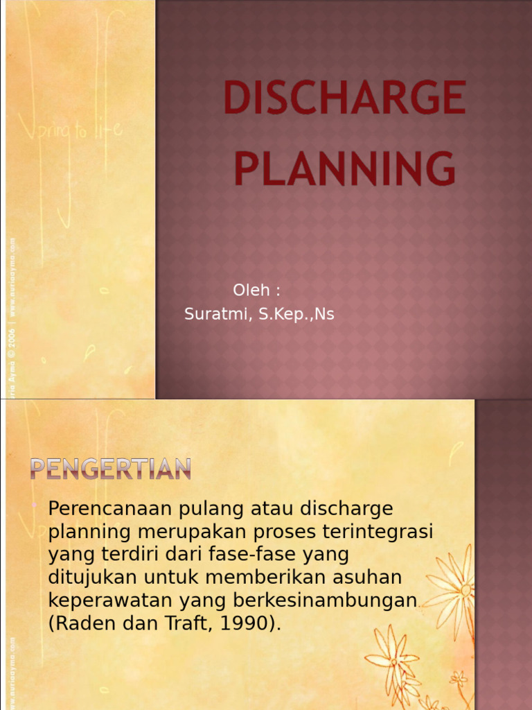 Discharge Planning | PDF