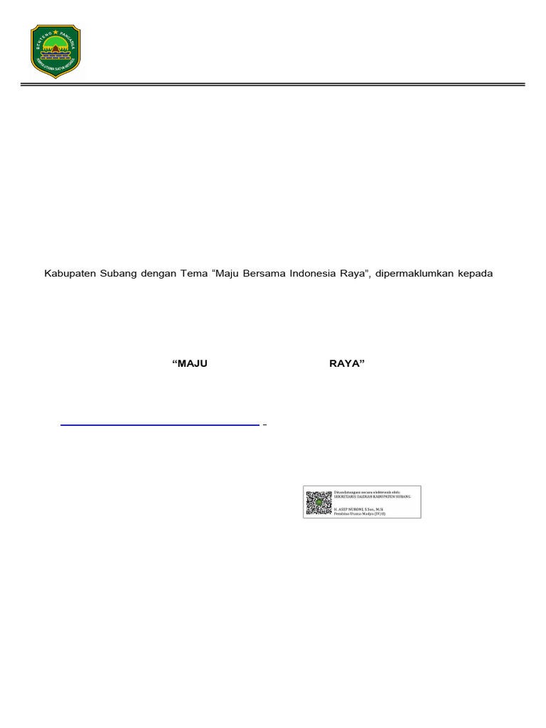 Surat HSP 2024 - Upacara Di Kecamatan (1) - Signed PDF | PDF